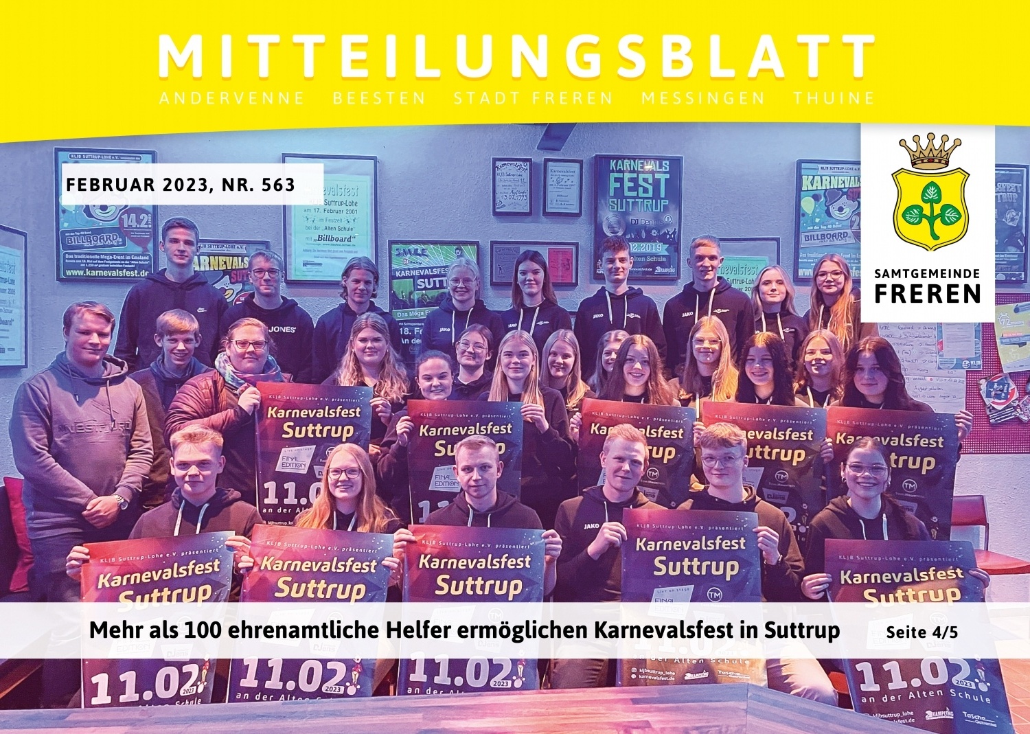 Samtgemeinde Freren - Online-Ausgaben - Mitteilungsblatt - Rathaus