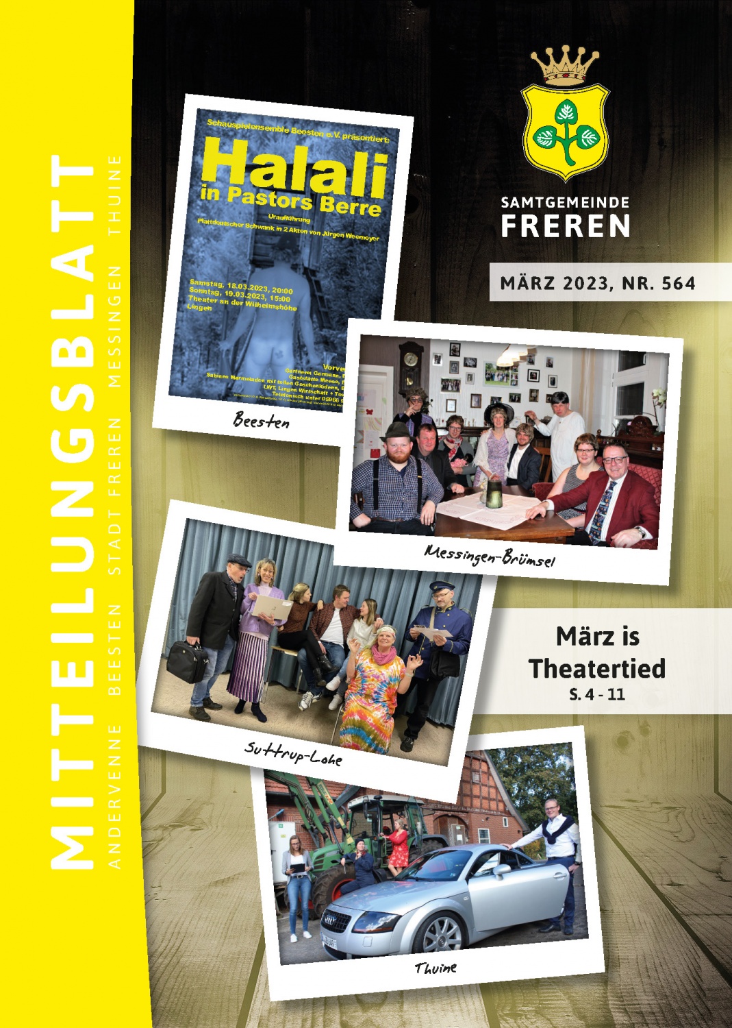 Samtgemeinde Freren - Online-Ausgaben - Mitteilungsblatt - Rathaus